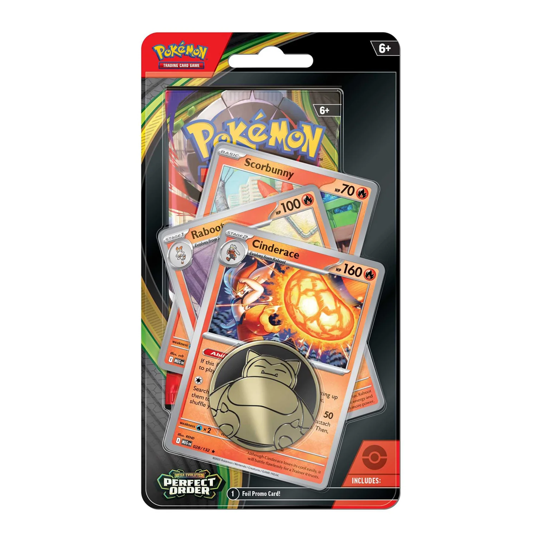 Pokémon TCG - Mega Evolution - Premium Checklane Blister - Cinderace – Binderly