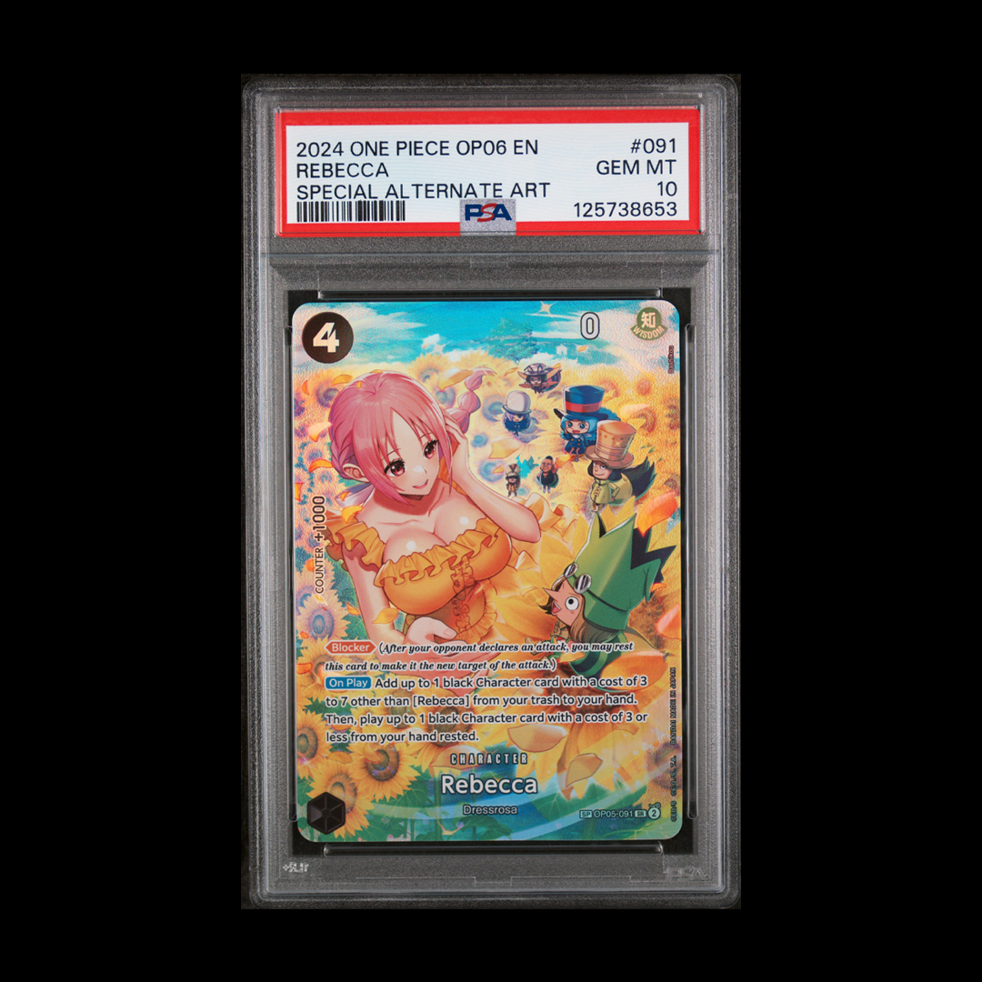 Rebecca (SP) - Wings of the Captain - SR - OP05-091 - PSA 10 – Binderly