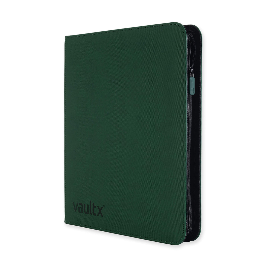Vault X - 12-Pocket Exo-Tec® Zip Binder - Forest Green – Binderly