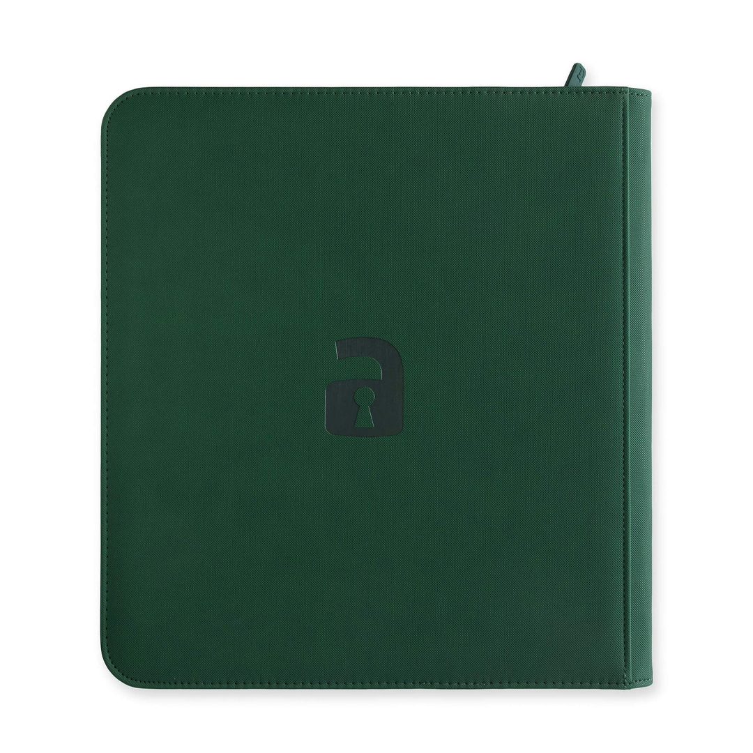 Vault X - 12-Pocket Exo-Tec® Zip Binder - Forest Green – Binderly