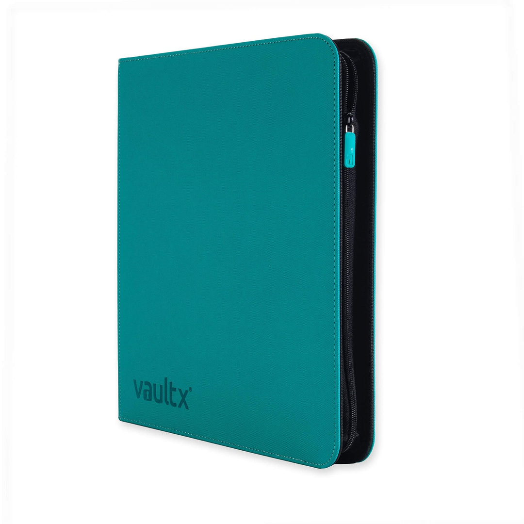 Vault X - 12-Pocket Exo-Tec® Zip Binder - Ocean Blue – Binderly