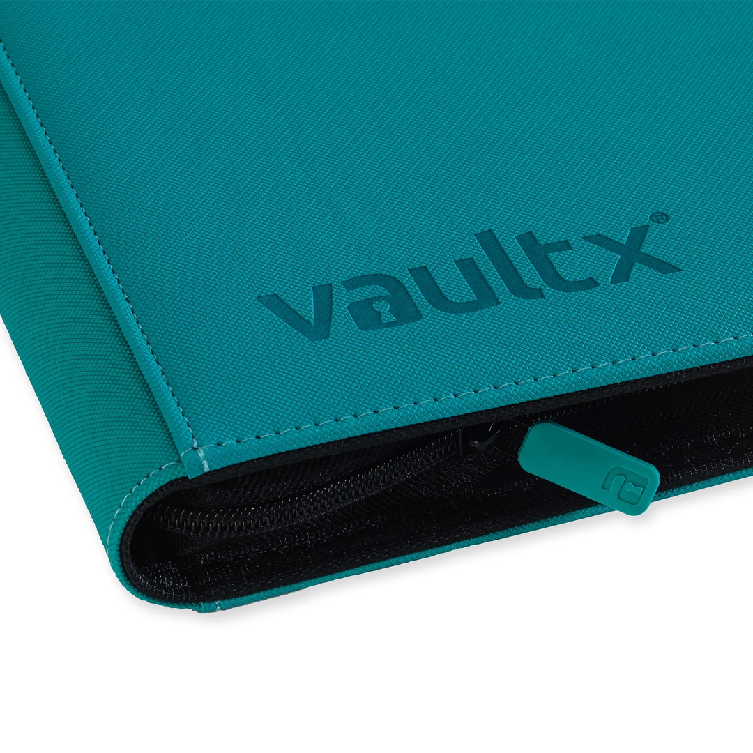 Vault X - 12-Pocket Exo-Tec® Zip Binder - Ocean Blue – Binderly