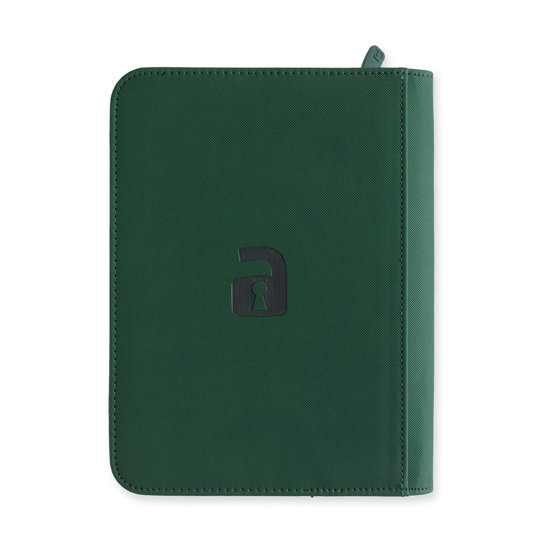 Vault X - 4-Pocket Exo-Tec® Zip Binder - Forest Green – Binderly