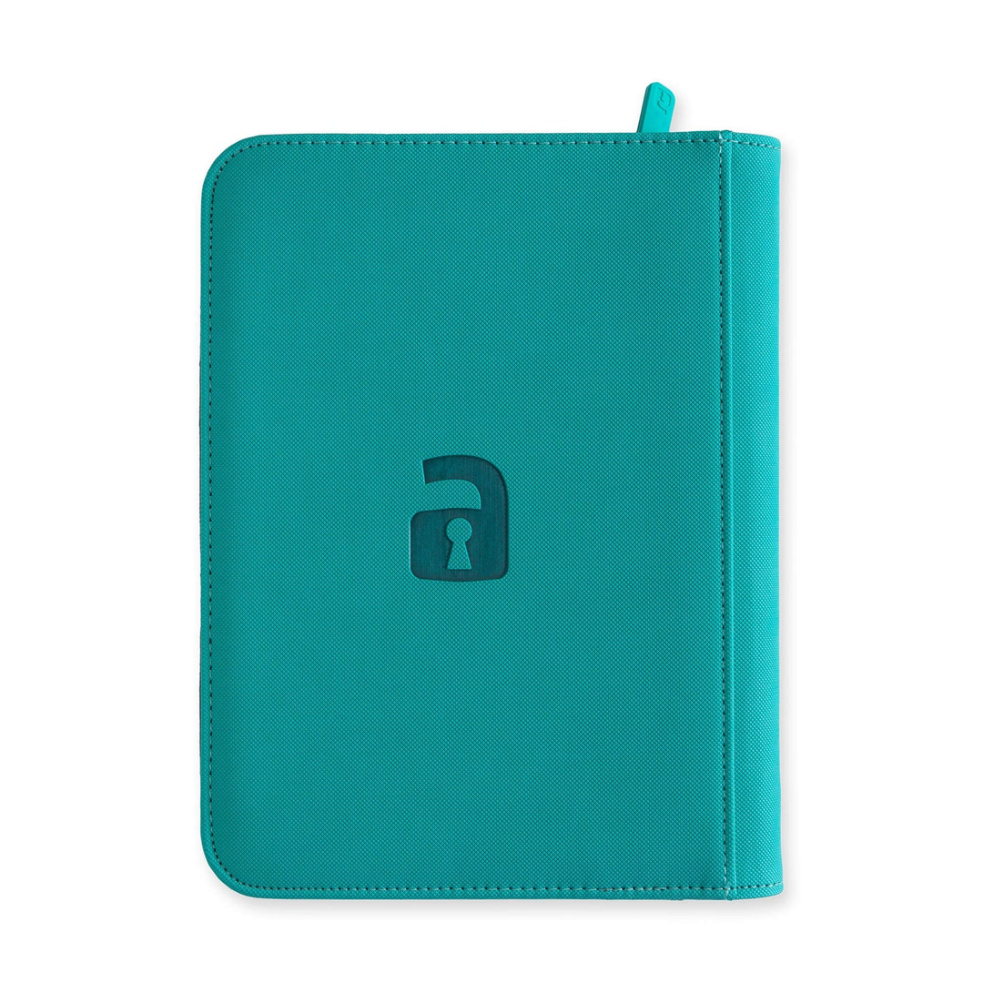 Vault X - 4-Pocket Exo-Tec® Zip Binder - Ocean Blue – Binderly