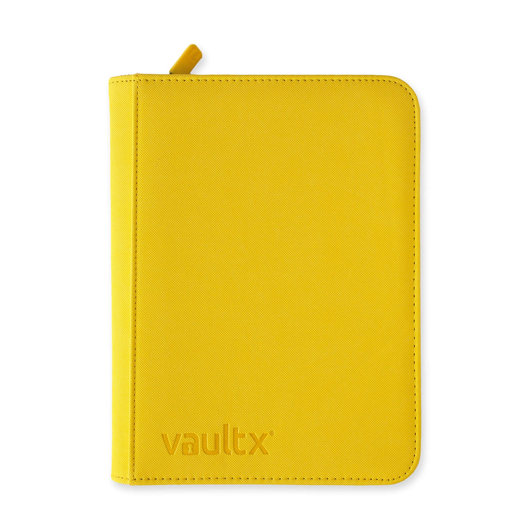 Vault X - 4-Pocket Exo-Tec® Zip Binder - Sunrise Yellow – Binderly