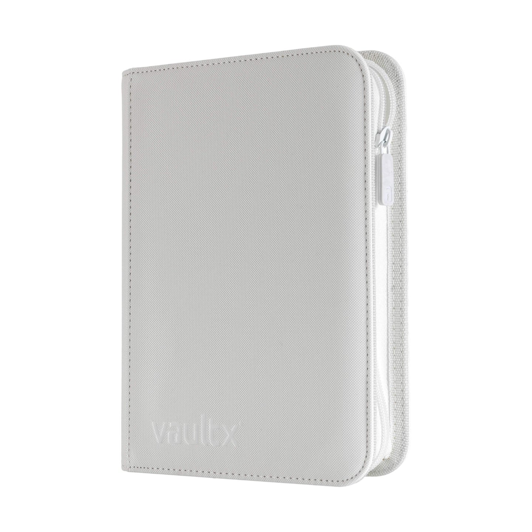 Vault X - 4-Pocket Exo-Tec® Zip Binder - White Edition – Binderly