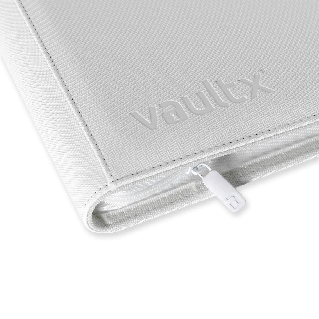 Vault X - 4-Pocket Exo-Tec® Zip Binder - White Edition – Binderly