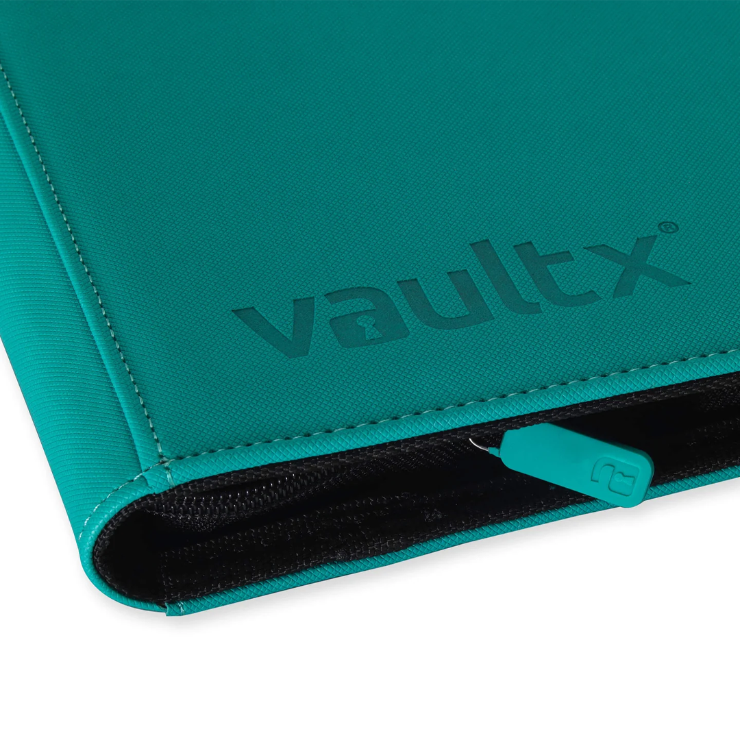 Vault X - 9-Pocket Exo-Tec® Zip Binder - Ocean Blue – Binderly